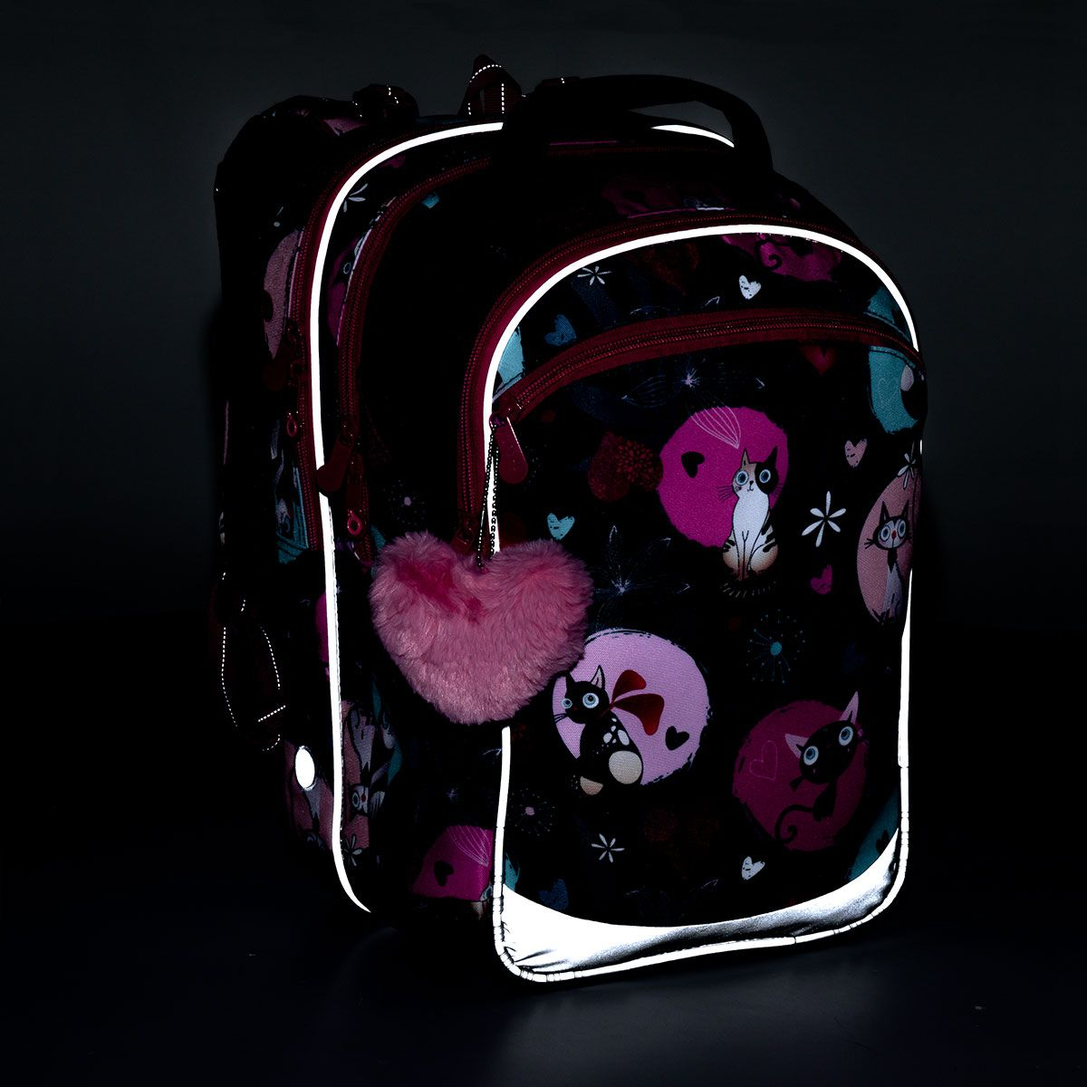 TOPGAL - Školní batoh COCO - KOČKY | BotkyDětem.cz